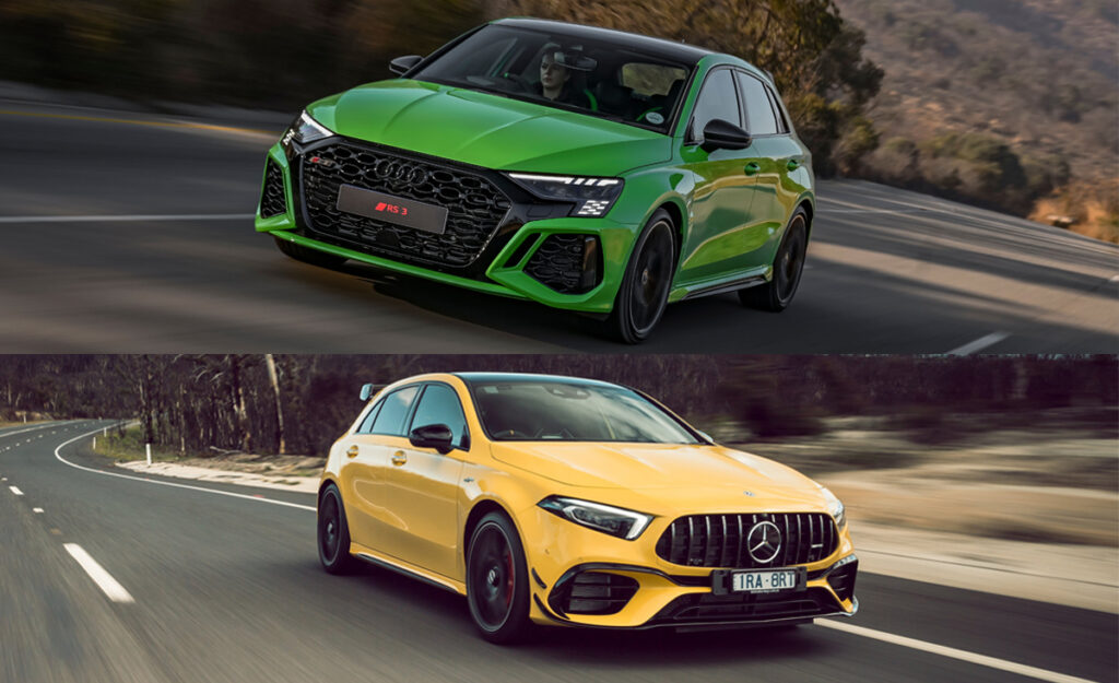 New Audi RS3 vs Mercedes-AMG A45 S – Sportback showdown – TopAuto