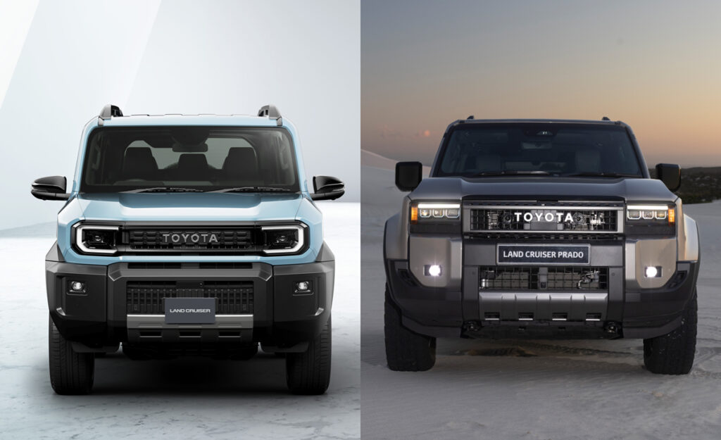 New Toyota Land Cruiser FJ vs Prado – Side by side comparison – TopAuto